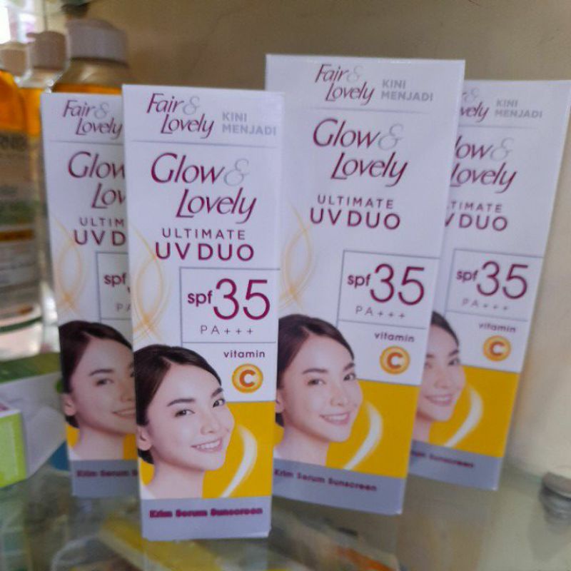 Jual Fair&Lovely/Glow&Lovely Ultimate UV DUO spf35 PA+++ Vitamin C | Shopee Indonesia