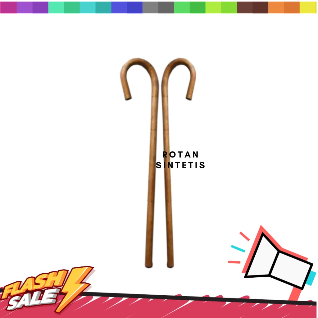 Jual Tongkat Rotan Tongkat Orang Tua Tongkat Teken Tongkat Jalan 110 CM ...