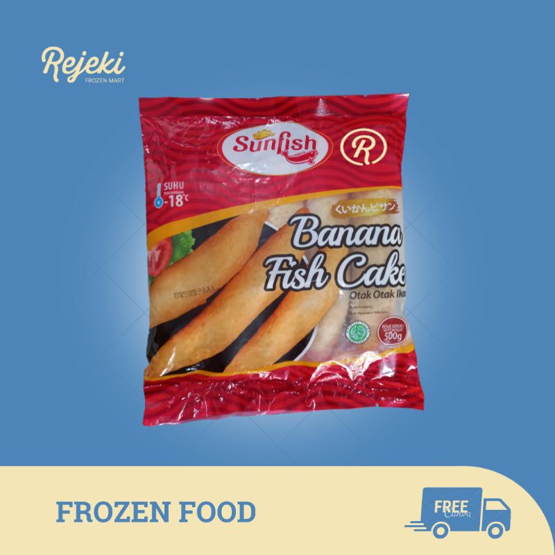 Jual Sunfish Banana Fish Cake Otak Singapore 500g 5pcs - Rejeki Frozen ...