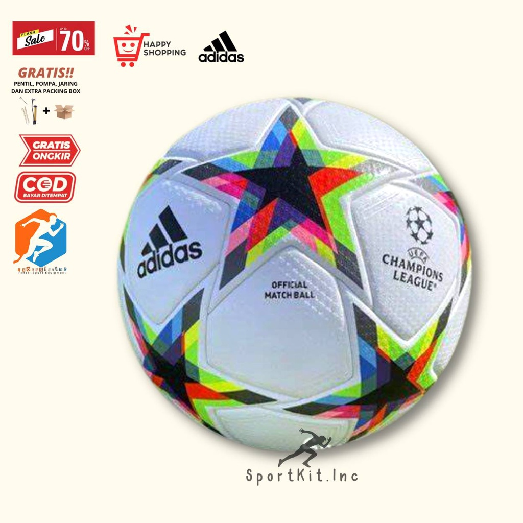Jual Bola sepak import original adidas champion league finale 22/23 ...