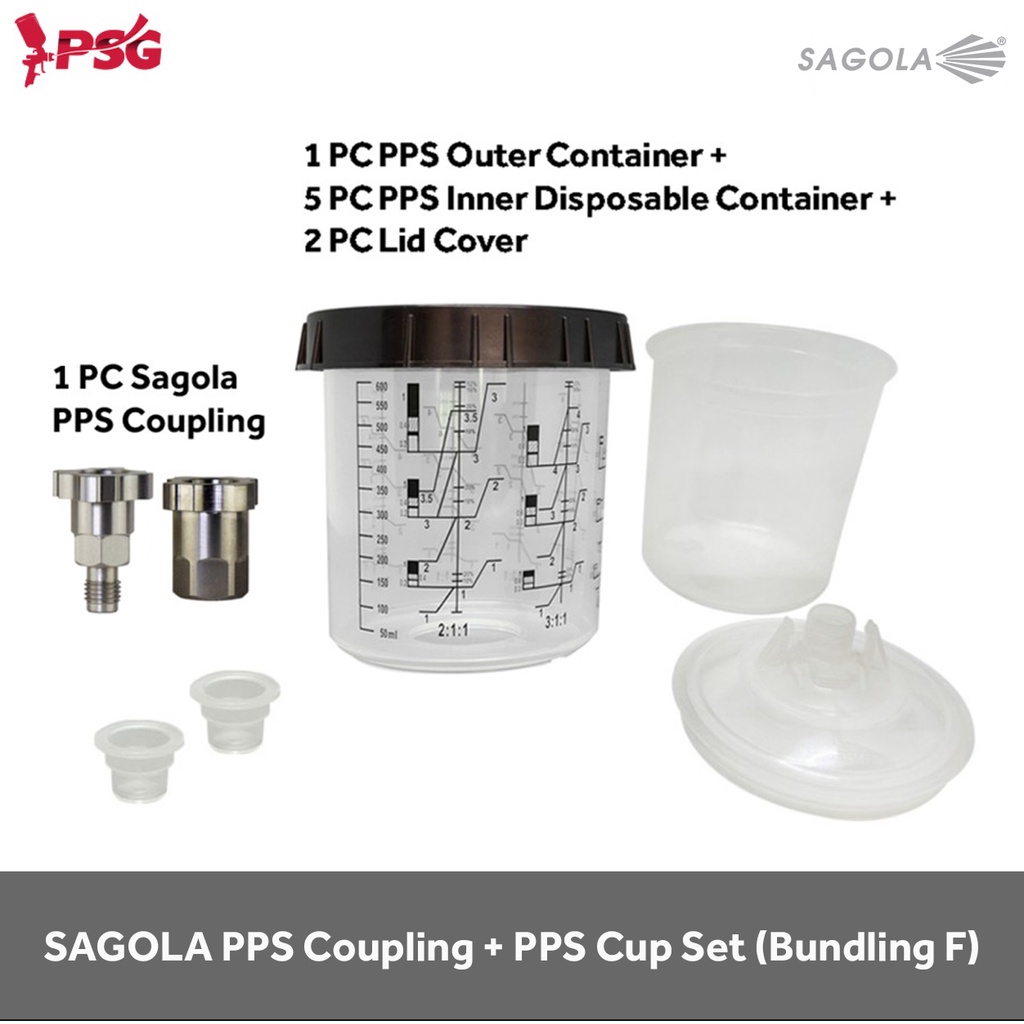 Jual Sagola PPS Coupling + PPS Cup Set (Bundling F) | Shopee Indonesia
