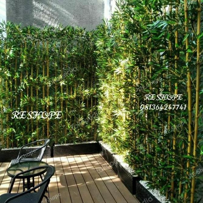 Jual BUNGA PLASTIK HIAS/PARTISI BAMBU/BAMBU/POHON PEMBATAS/POHON HIAS ...
