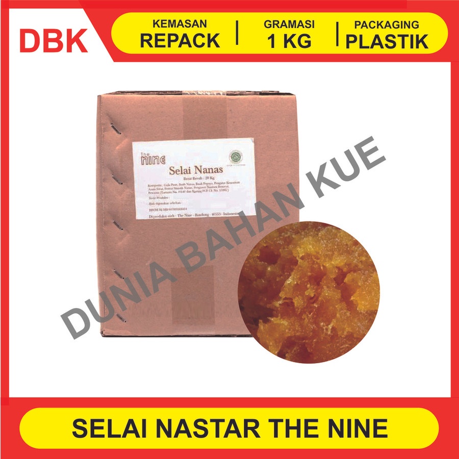 Jual SELAI NANAS THE NINE REPACK 1 KG / ISIAN NASTAR / SELAI NASTAR ...