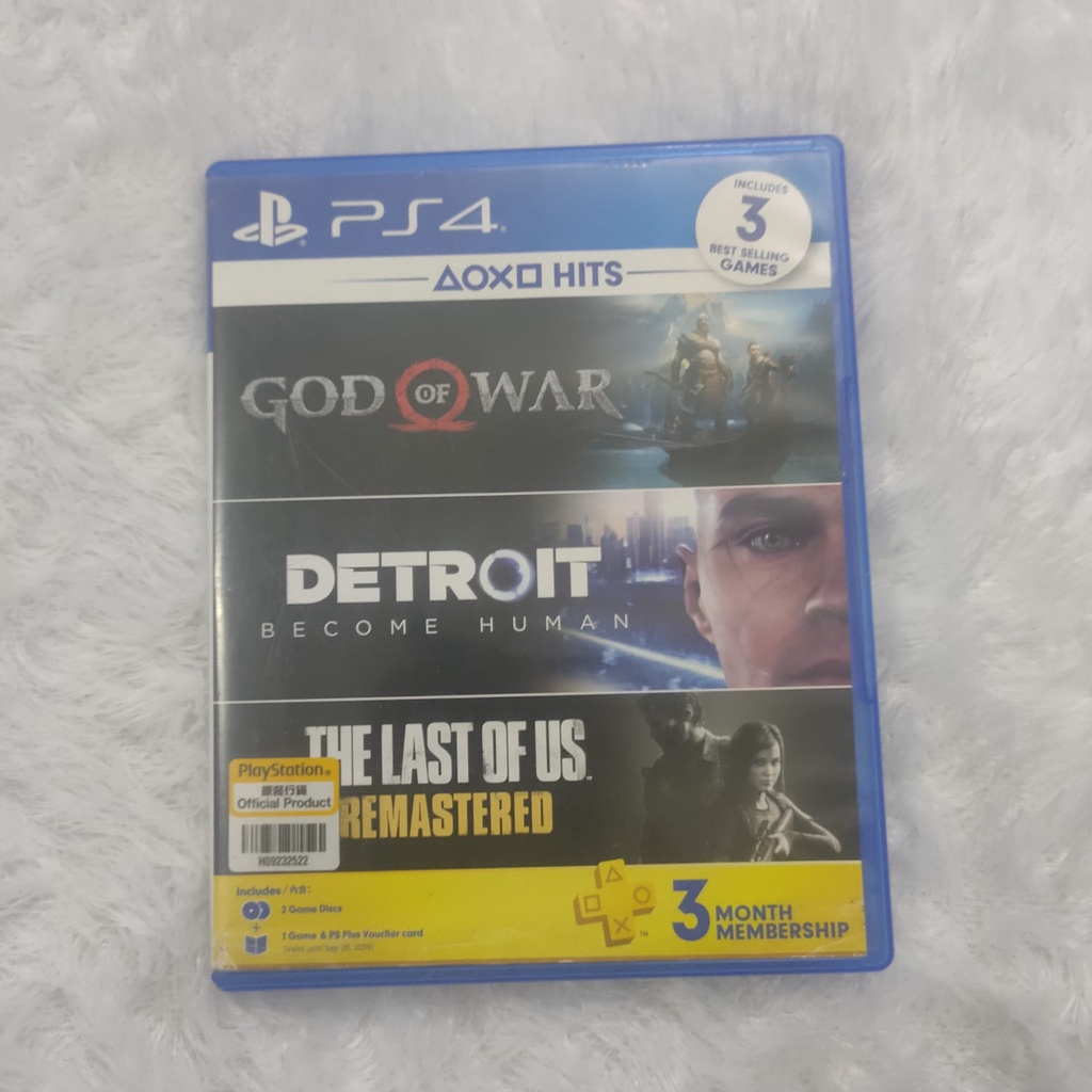 Jual Kaset BD Game PS4 God Of War & Detroit Megapack | Shopee Indonesia