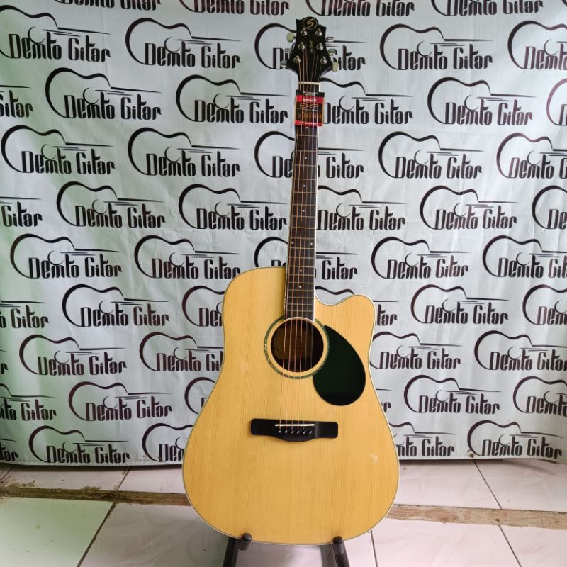 Jual Gitar Akustik Original Samick Greg Bennett GDR 210SC | Shopee Indonesia