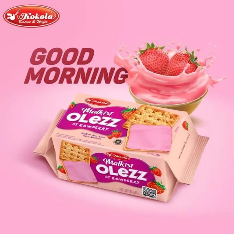 Jual kokola malkist olezz strawberry 100g | Shopee Indonesia