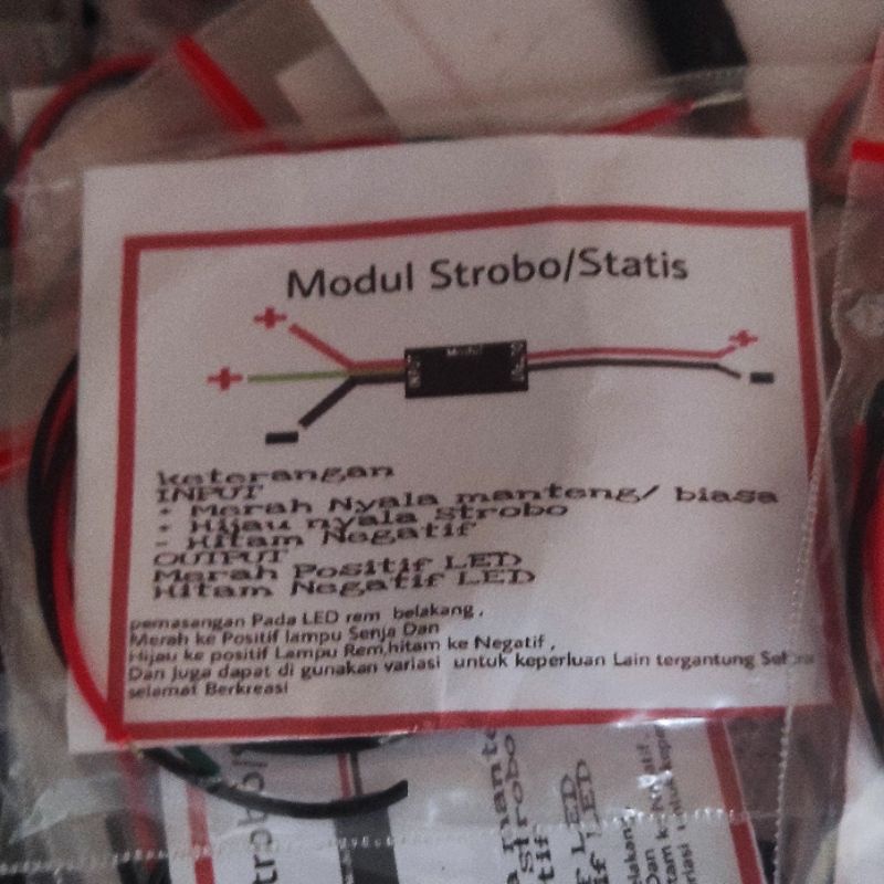 Jual MODUL REM STROBO VARIASI LED MOTOR MOBIL TRUK 12V/24V | Shopee ...