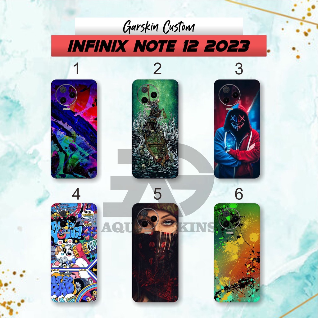 Jual INFINIX Note 12 2023 Garskin Hp Stiker Hp Skin Handphone Stiker ...
