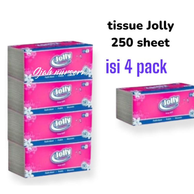 Jual TISSUE JOLLY 250 SHEET ISI 4 PACK | Shopee Indonesia