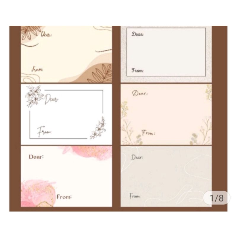 Jual KARTU UCAPAN KOSONG BLANK CARD GREETING CARD | Shopee Indonesia