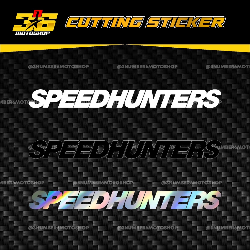 Jual STICKER SPEEDHUNTER INDO SPEED HUNTER CUTTING | STIKER HELM MOTOR ...