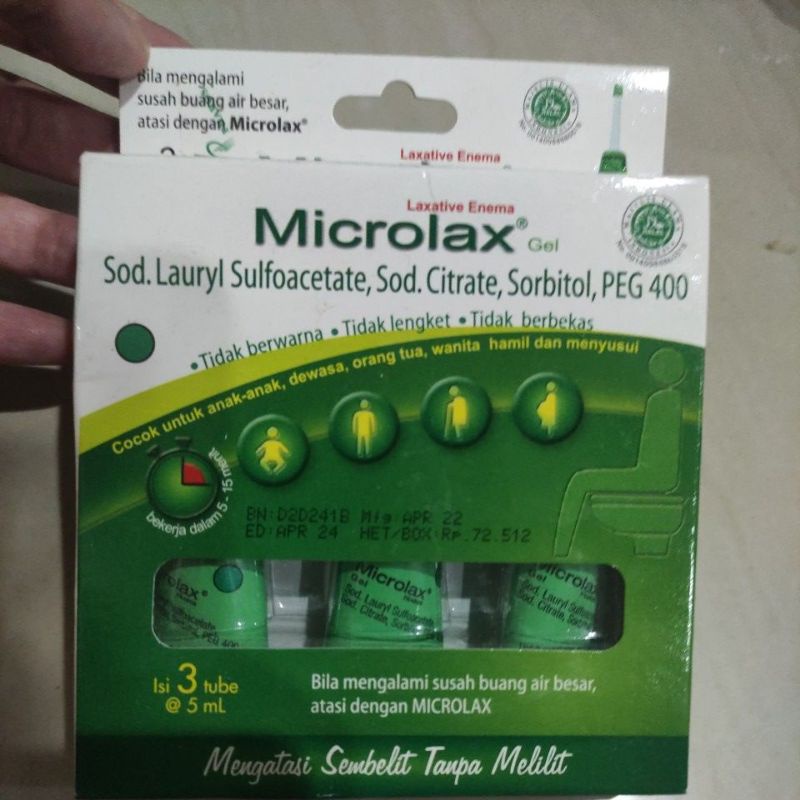 Jual Microlax gel tube isi 3 | Shopee Indonesia