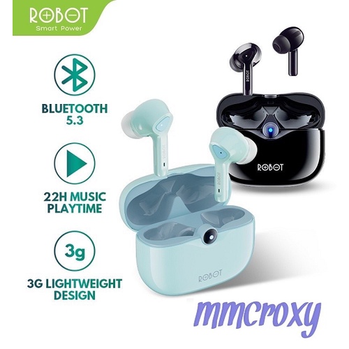 Jual Robot T30 Headset Bluetooth 5.3 Earphone Airbuds True Wireless ...