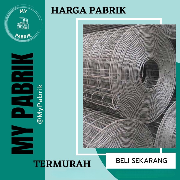 Jual BESI WIREMESH M4 4 MM M5 5 MM M6 6 MM REAL ROLL 150 x 150 x 2.1 x ...