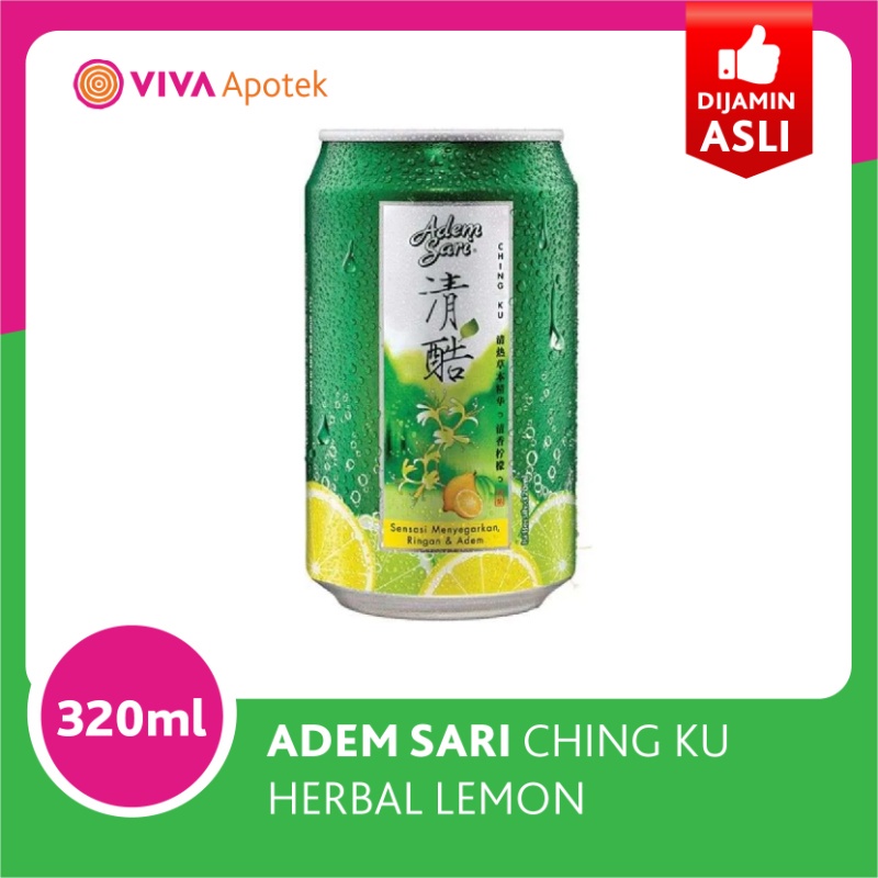 Jual Adem Sari Ching Ku Herbal Lemon 320Ml | Shopee Indonesia