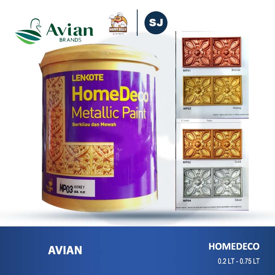 Jual LENKOTE HOMEDECO Cat Emas Bronze Tembok Besi Tempa Metallic ...