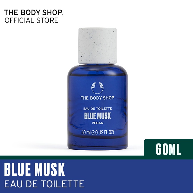 Jual The Body Shop Blue Musk Eau De Toilette Parfum EDT 60Ml | Shopee ...
