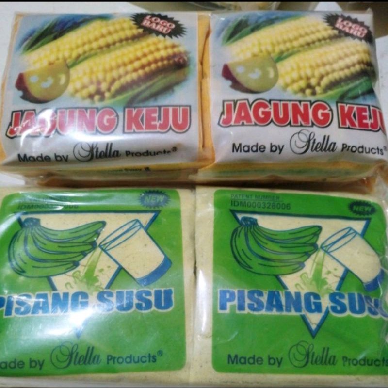 Jual umpan Stella pisang susu dan jagung keju | Shopee Indonesia