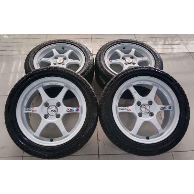Jual Paketan velg dan Ban Mobil Racing SSR TYPE C Ring 15 H4X100 +Ban ...