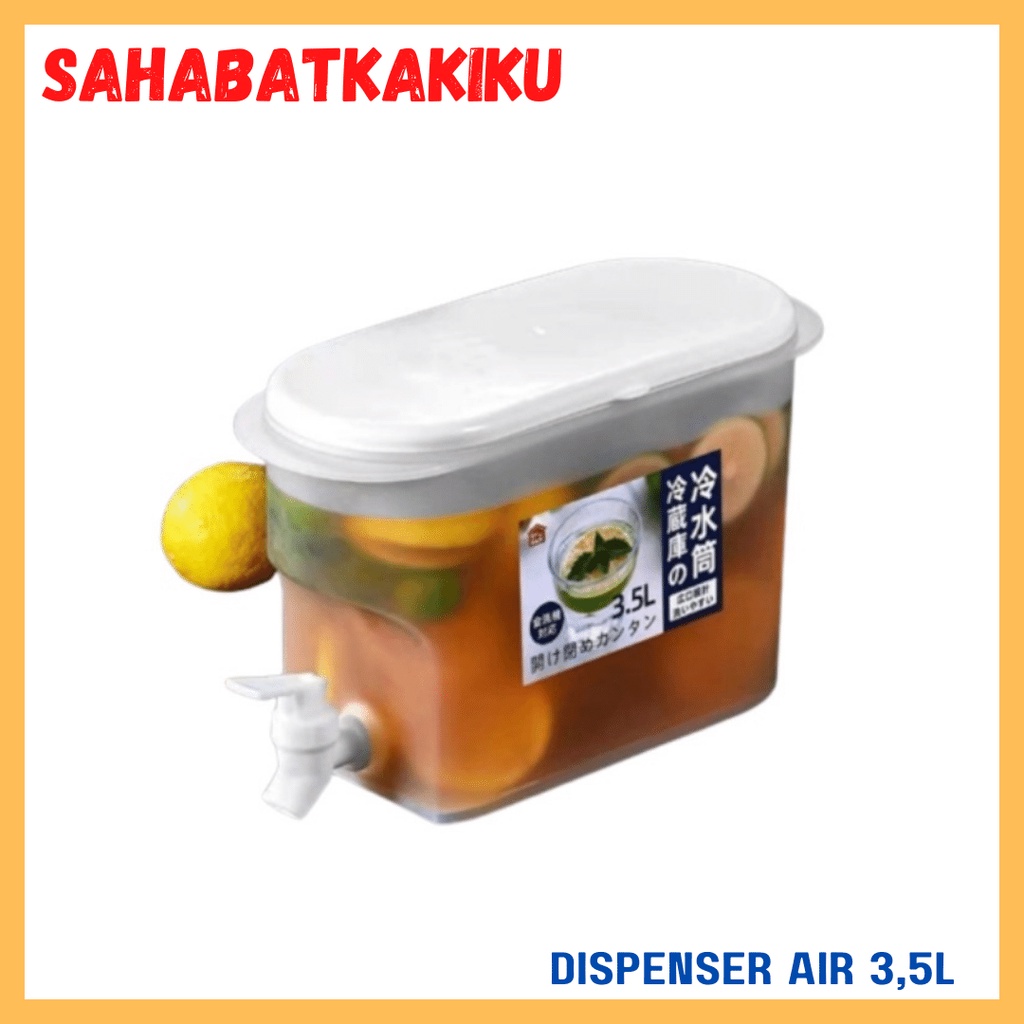 Jual DISPENSER KULKAS 3.5 LITER GALON WATER / DISPENSER JUS JUICE AIR ...