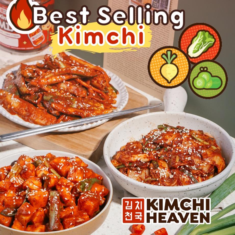 Jual AVV660 Kimchi Sample Size 150g/200g/ 250g Sawi Lobak Timun Daun ...