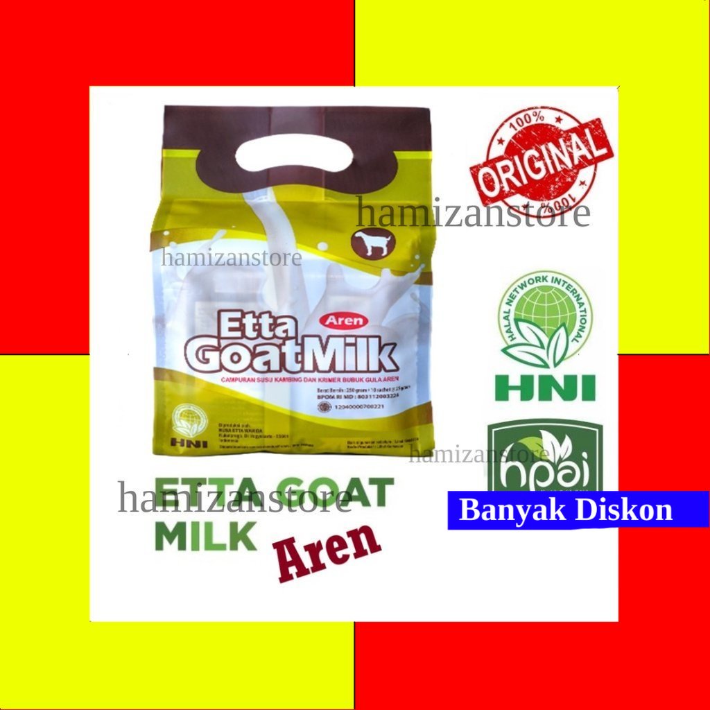 Jual ETTA GOAT MILK AREN (EGM)- HNI HPAI ORIGINAL [HMZ] | Shopee Indonesia