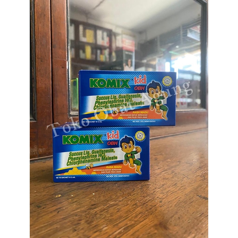 Jual Komix Kid OBH (1 Dus Isi 10 Sachet @ 5 ml). Obat Batuk Anak ...