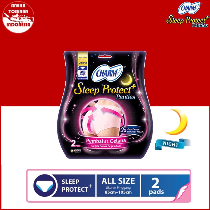 Jual CHARM SLEEP PROTECT+ PANTIES (2pcs) | Shopee Indonesia