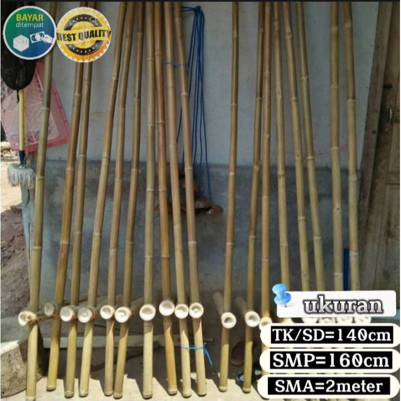 Jual egrang bambu / mainan tradisional egrang bambu ( satu pasang ...