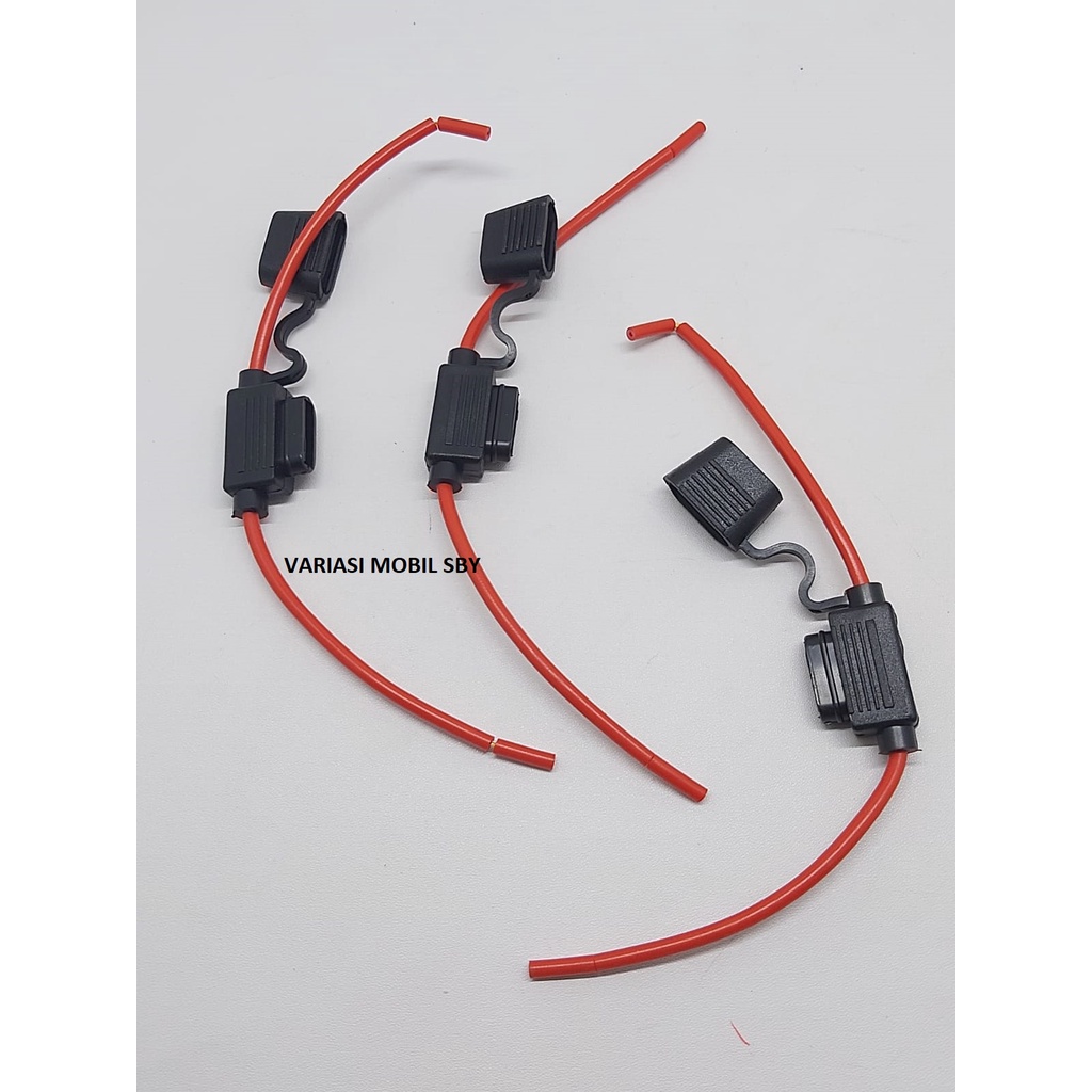 Jual Fuse Holder Blade Kabel Waterproof / Rumah Fuse Tancap Besar Anti ...