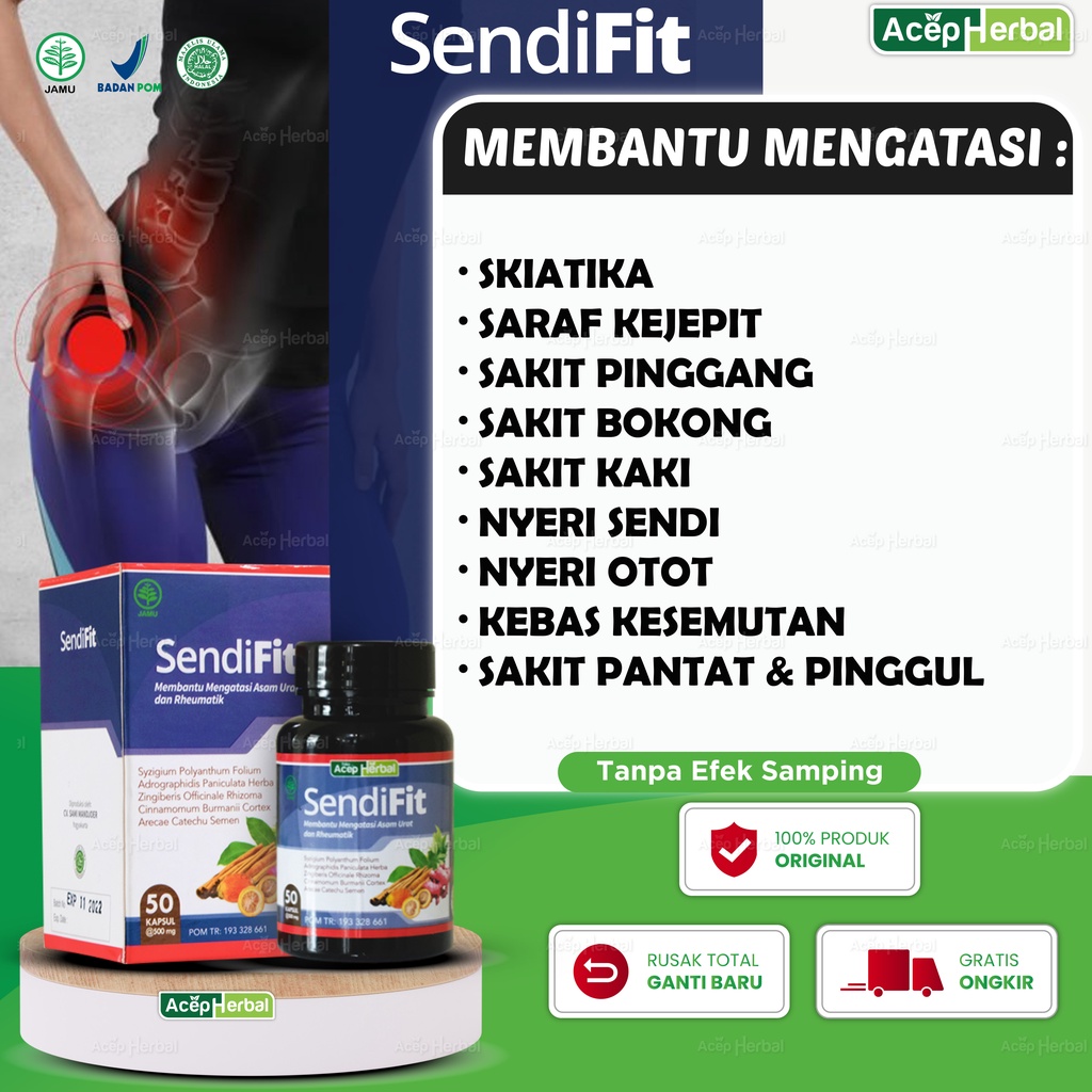 Jual Obat Skiatika Saraf Kejepit Pinggang Dan Kaki Saraf Terjepit Sakit ...