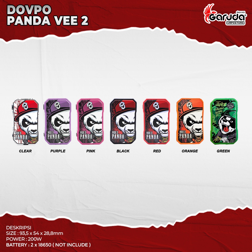 Jual Mod Panda Vee 2 By Dovpo 100% Authentic | Shopee Indonesia