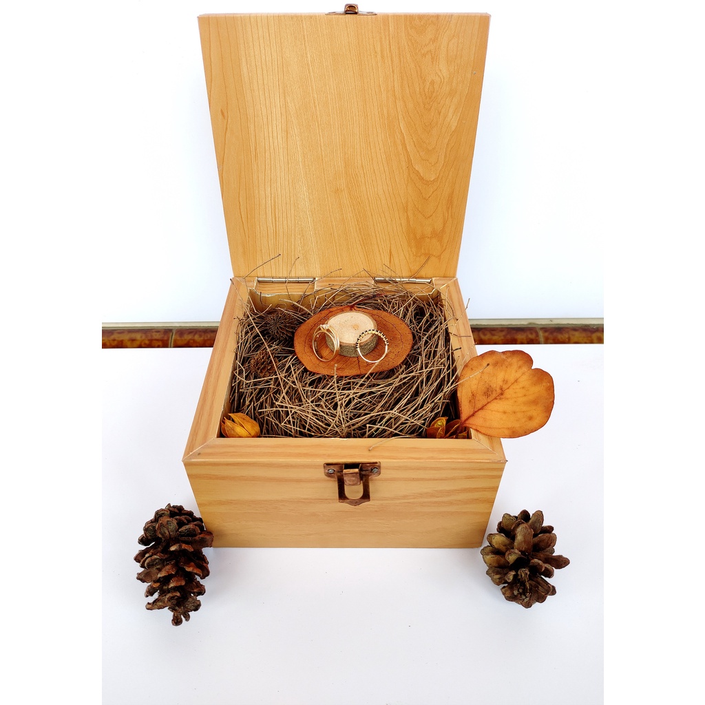 Jual Kotak Kubus Ringbox kayu /ringbox Kubus / Hampers / ring box ...