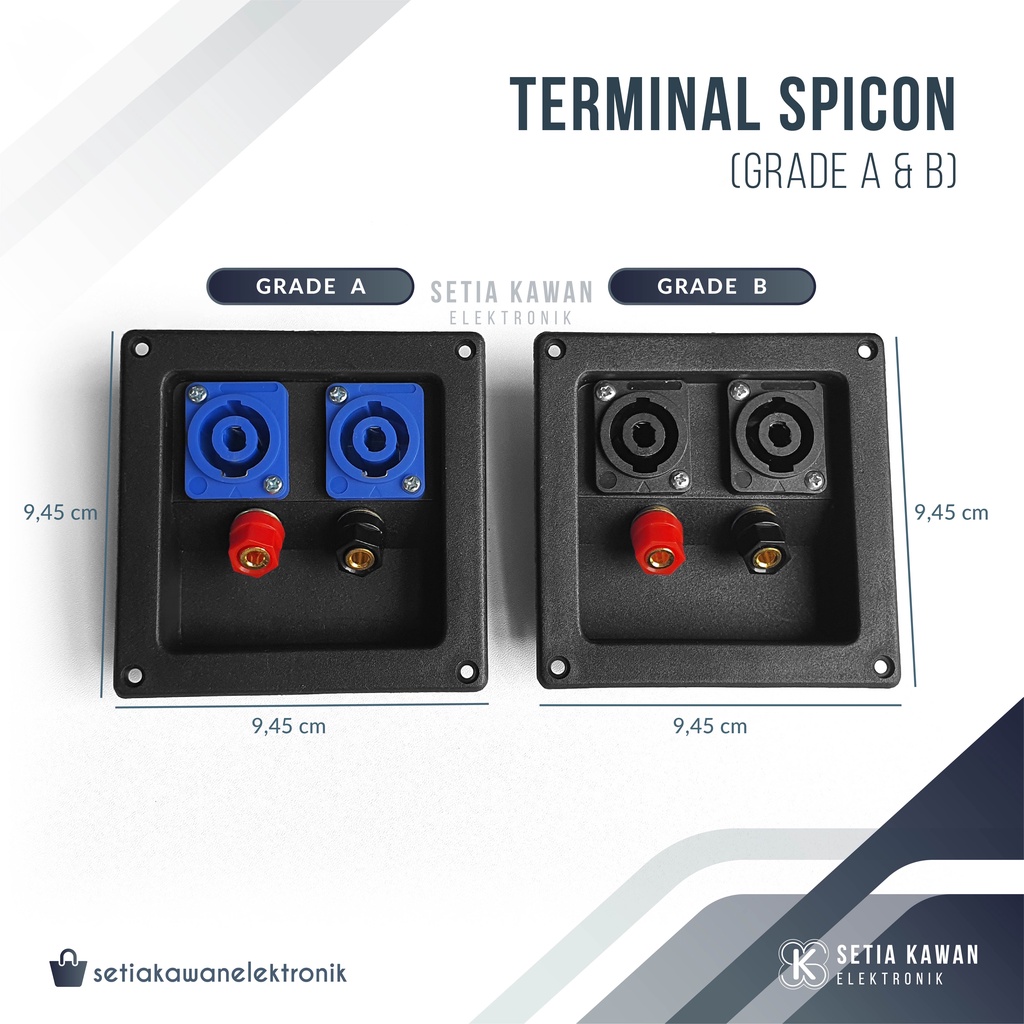 Jual Terminal Spikon Box Speaker + Building Push (Grade A & B ...