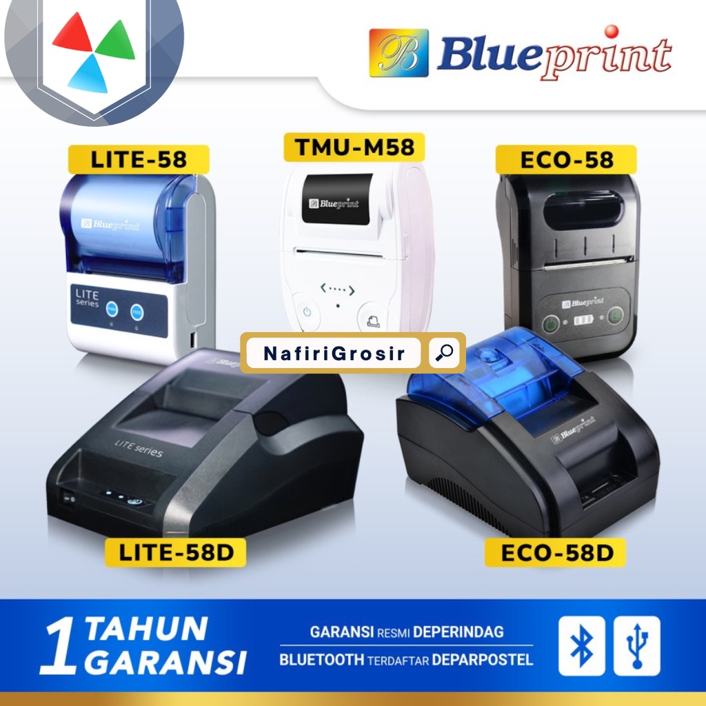 Jual PRINTER BLUEPRINT LITE TMU-58D / 58X / ECO 58D / M58/ LITE 58KASIR ...