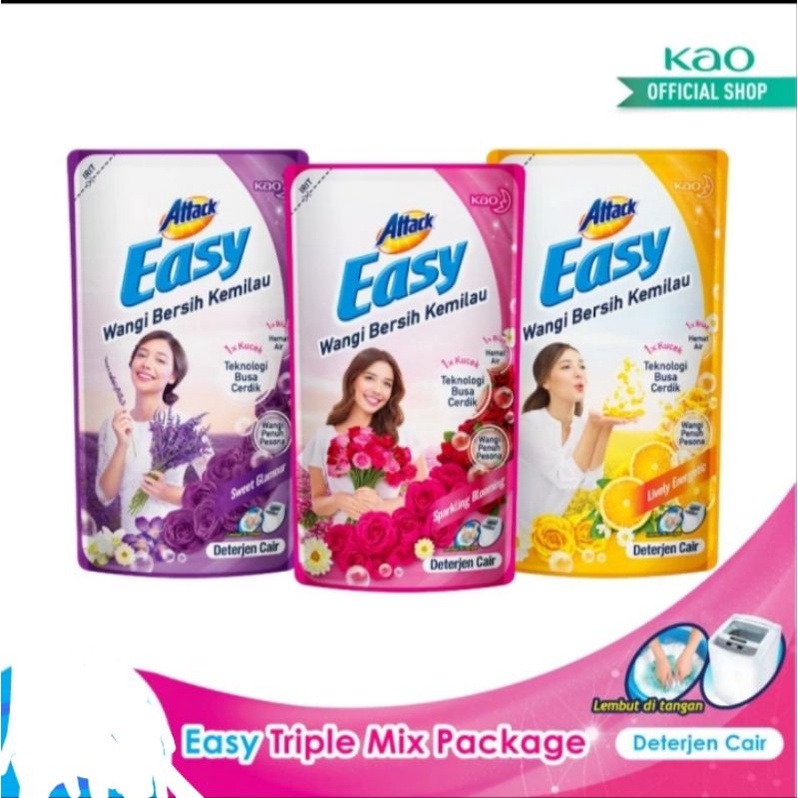 Jual attack easy deterjen cair 750ml | Shopee Indonesia