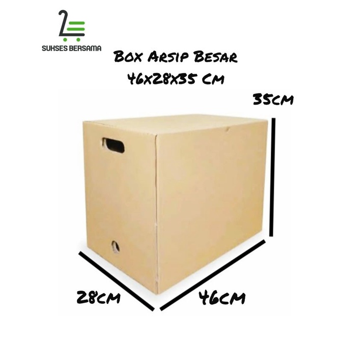 Jual Box Arsip 46x28x35cm bpjs/Kardus/Arsip/Box File | Shopee Indonesia