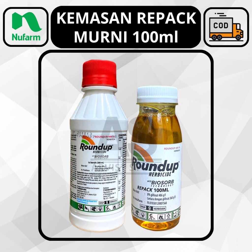 Jual Herbisida ROUNDUP BIOSORB 486 SL Obat Pembasi Rumput Liar & Gulma ...