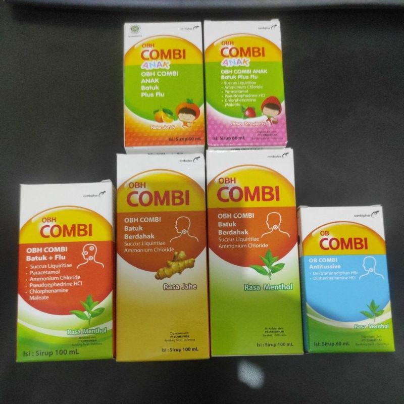 Jual OBH COMBI ALL VARIANT (BERDAHAK, FLU, ANTITUSIVE, ANAK) | Shopee ...