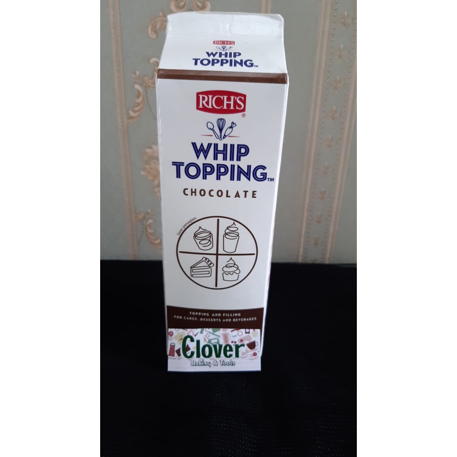 Jual Richs Whip Topping Chocolate 907gr | Shopee Indonesia