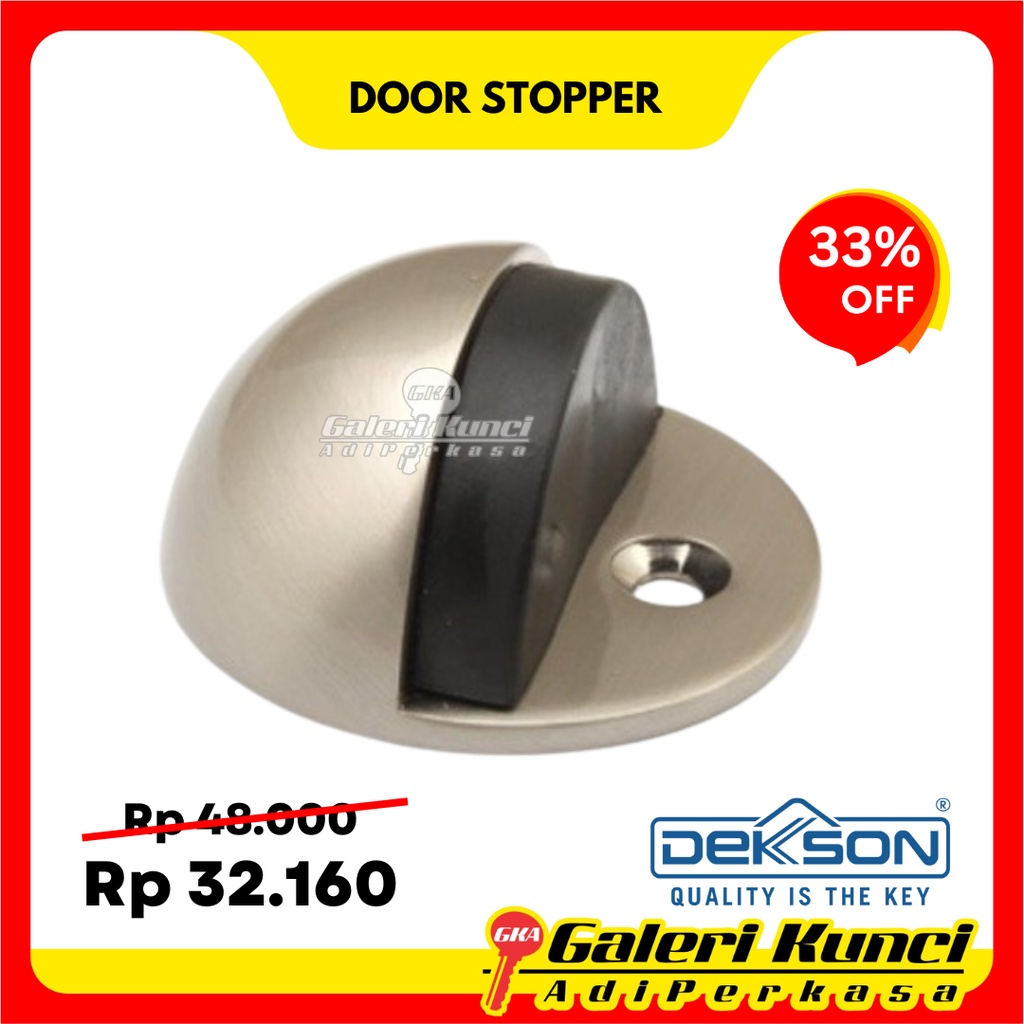 Jual Door Stopper Dekson Dekkson DS 886 SN Door Stop Keong Penahan Pintu | Shopee Indonesia