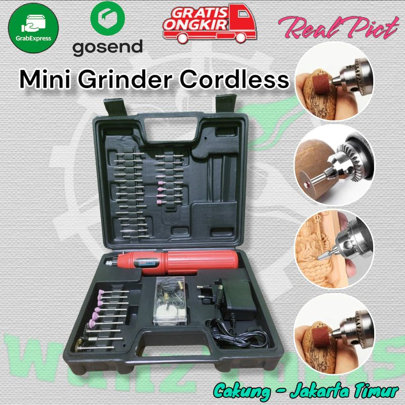 Jual Cordless Mini Die Grinder Tuner Set - Gerinda Ukir Mini ...