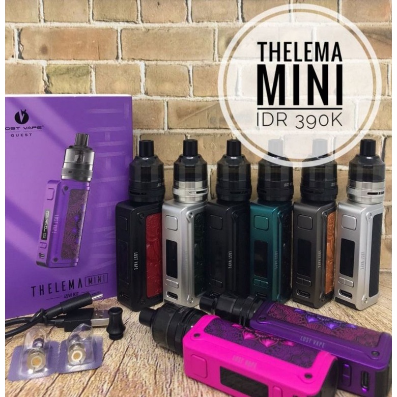 Jual Thelema Mini 45w Kit by Lostvape | Shopee Indonesia