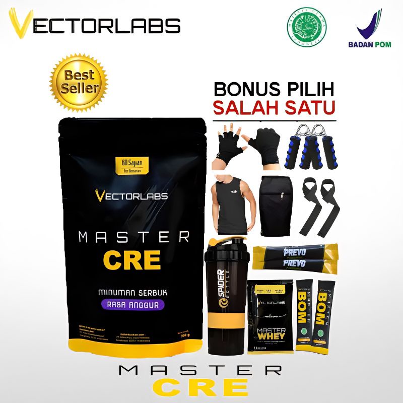 Jual Vectorlabs Master Cre Creatine 60 Serving 300gr Creatine Monohydrate | Shopee Indonesia