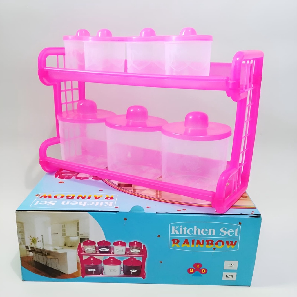 Jual Rak Tempat Bumbu Kitchen Set Doremi Tempat Bumbu Doremi Rainbow ...