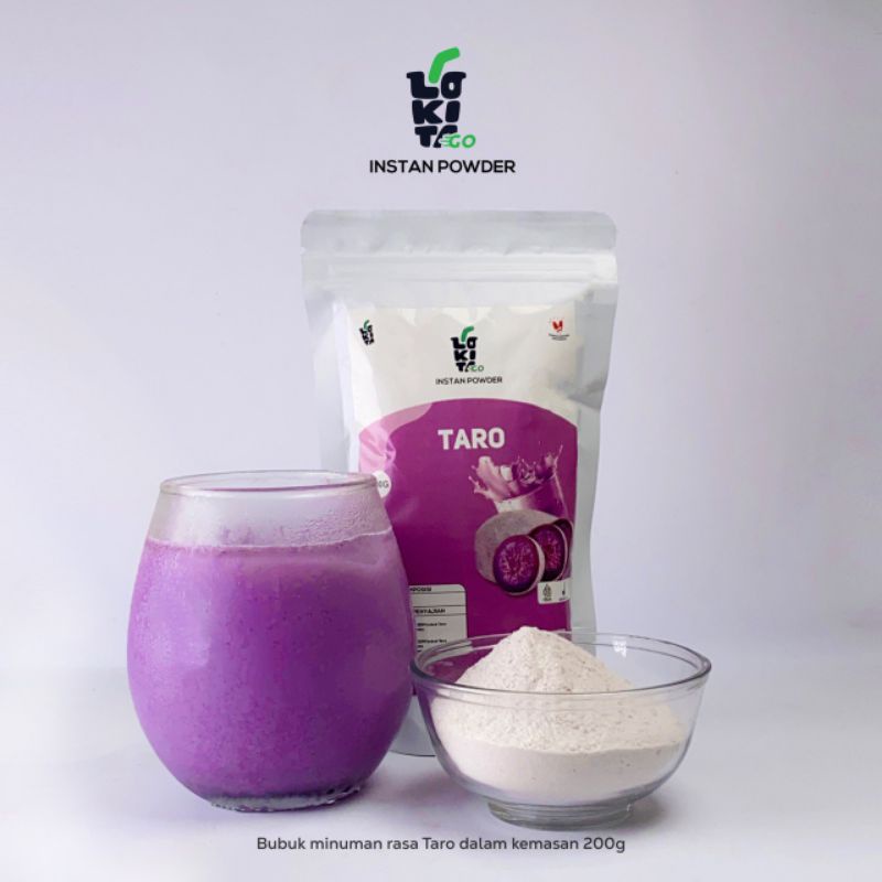 Jual Lokita Bubuk Minuman CREAMY TARO Premium Instant Powder 200g ...