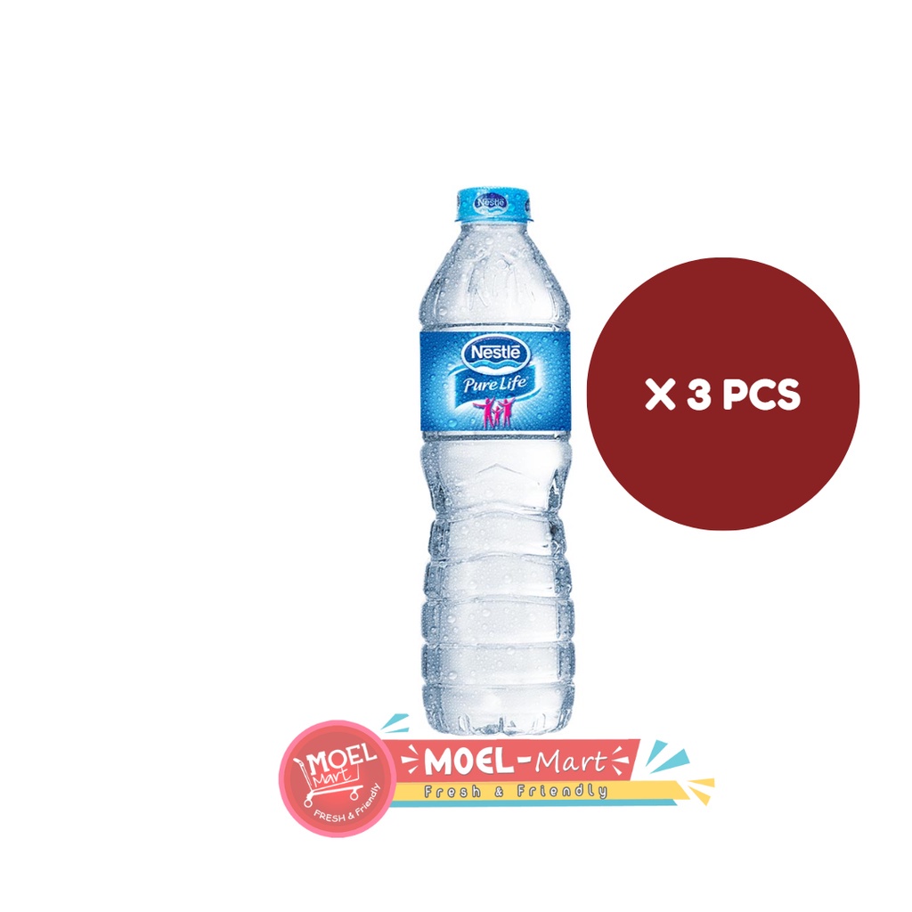 Jual NESTLE Pure Life 3 Botol X 600 Ml | Shopee Indonesia