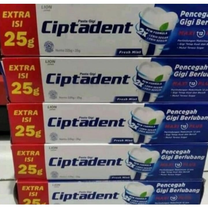 Jual Ciptadent Odol Pasta Gigi Fresh Cool Mint | Shopee Indonesia