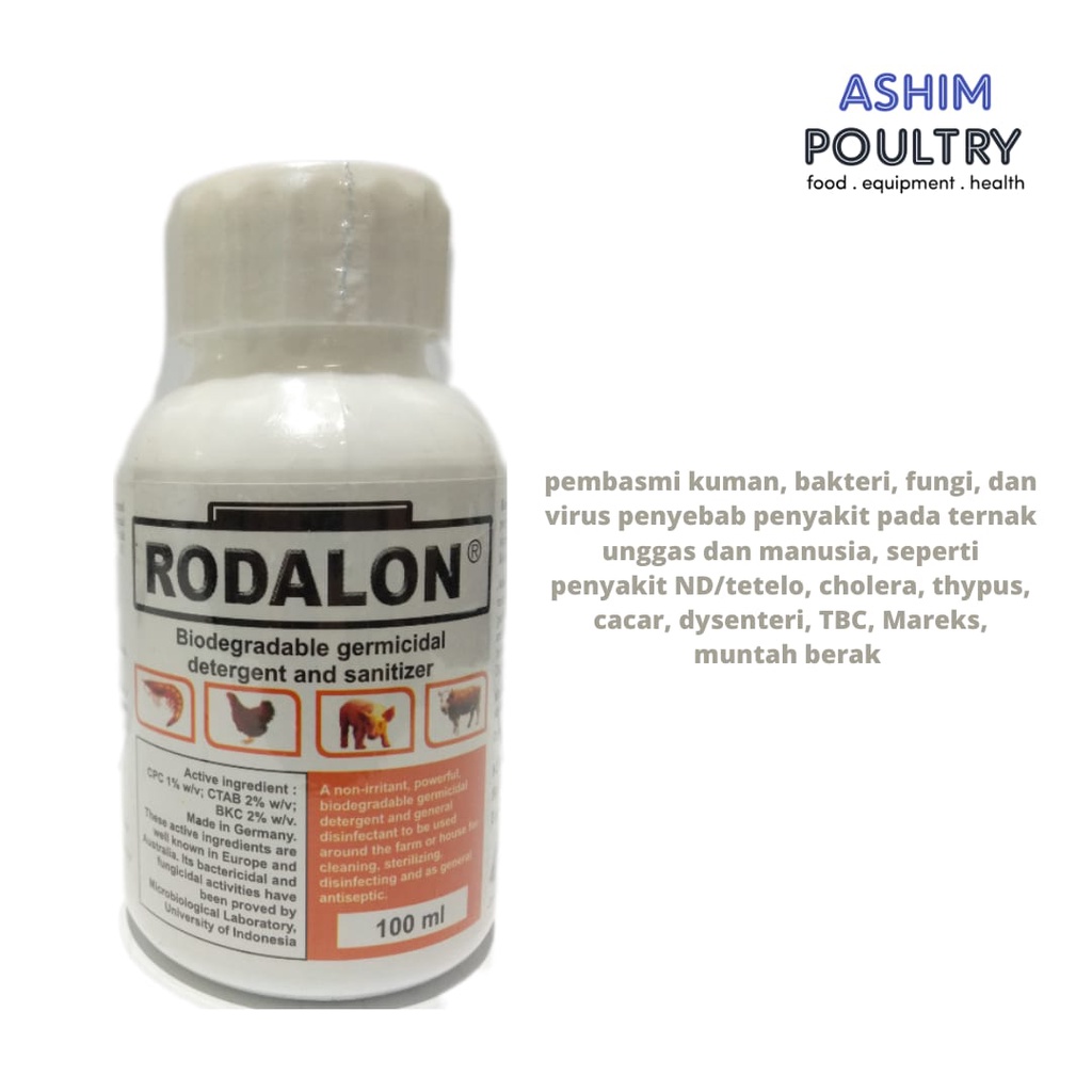 Jual Rodalon antiseptik dan disinfektan 100 ml | Shopee Indonesia