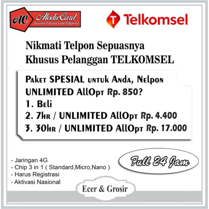 Jual KARTU TELKOMSEL COMBO SAKTI UNLIMITED TELPON | Shopee Indonesia Jual KARTU TELKOMSEL COMBO SAKTI UNLIMITED TELPON | Shopee Indonesia